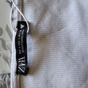 Zara | Tops | Zara Ruffled Crop Top In White | Poshmark